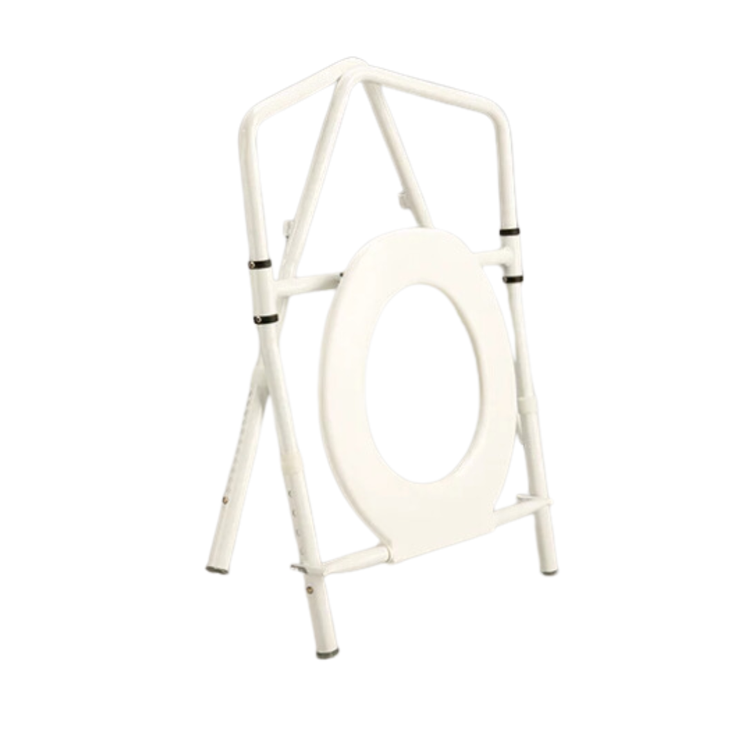 Compact Folding Toilet Frame – Multi-Use Commode Aid
