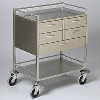 Resuscitation Trolley - 5 Drawer – Highgate Healthcare