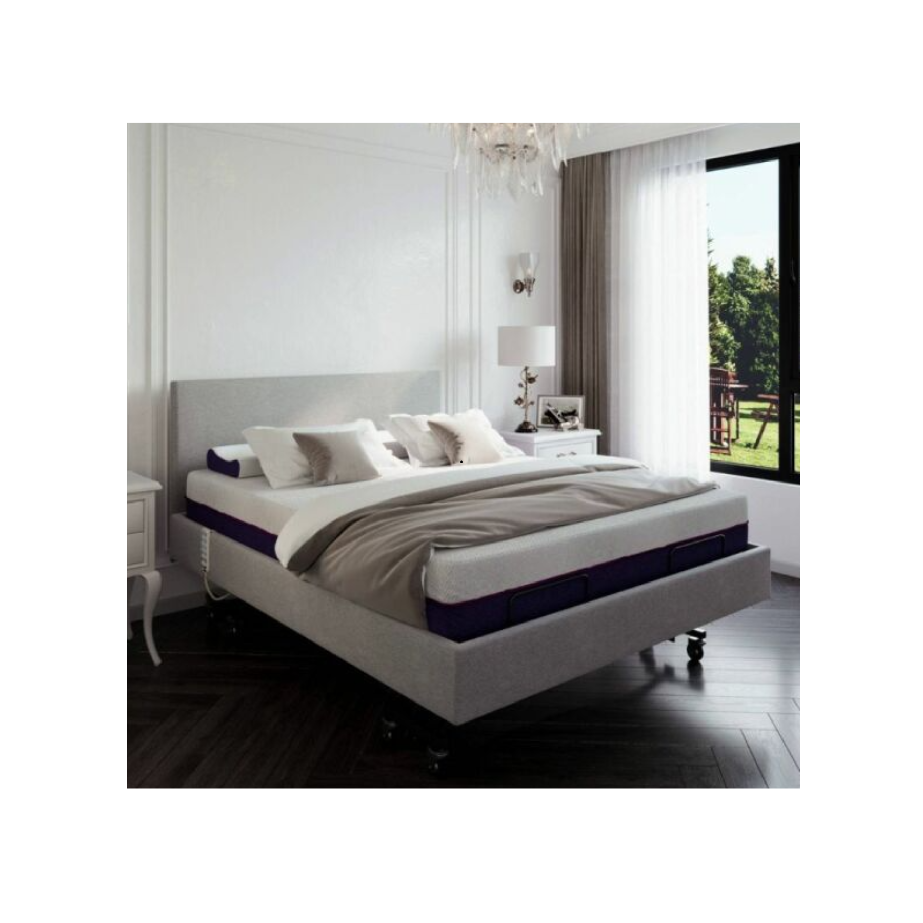IC333 Homecare Bed | Double |Stone